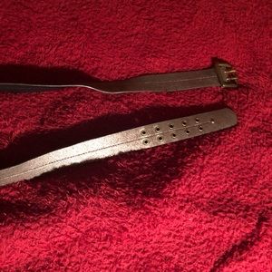 Accessories | Copper Colored Large Leather Belt | Poshmark